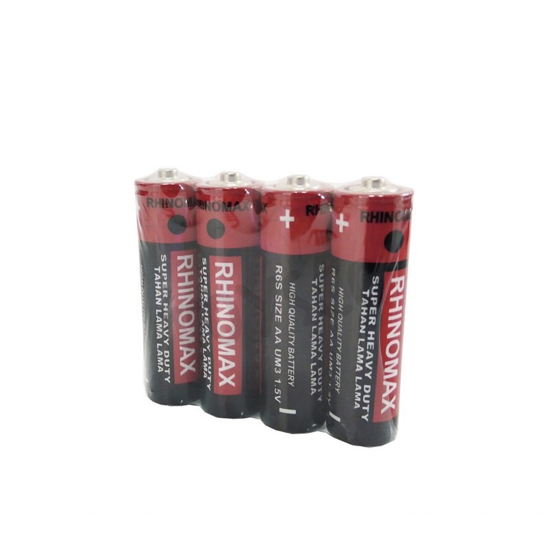 4pcs Rhinomax Super Heavy Duty RS6 AA 1.5V Battery | Shopee Malaysia