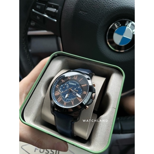 Fossil fs5061 navy blue bmw color | Shopee Malaysia