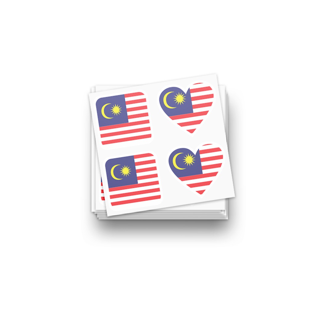 Sticker pipi Bendera Malaysia Merdeka | BeeCost