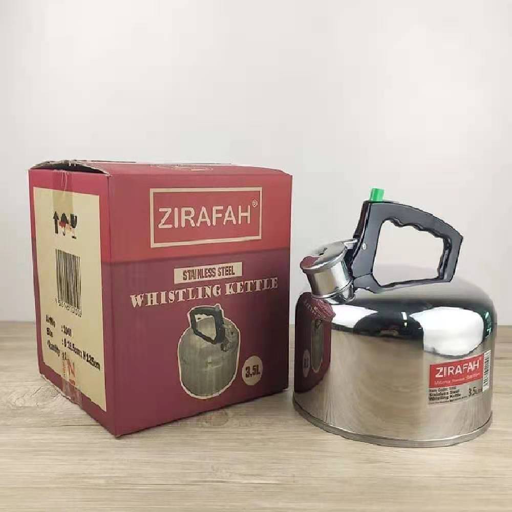ZIRAFAH STAINLESS STEEL WHISTLING KETTLE 4.5 Litres cerek air bersiul 3 ... ZIRAFAH STAINLESS STEEL WHISTLING KETTLE 4.5 Litres cerek air bersiul 3 ...