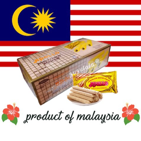 Apollo Gold Chocolate Stick Wafer Cream 1012N 30's x 11g | Shopee Malaysia