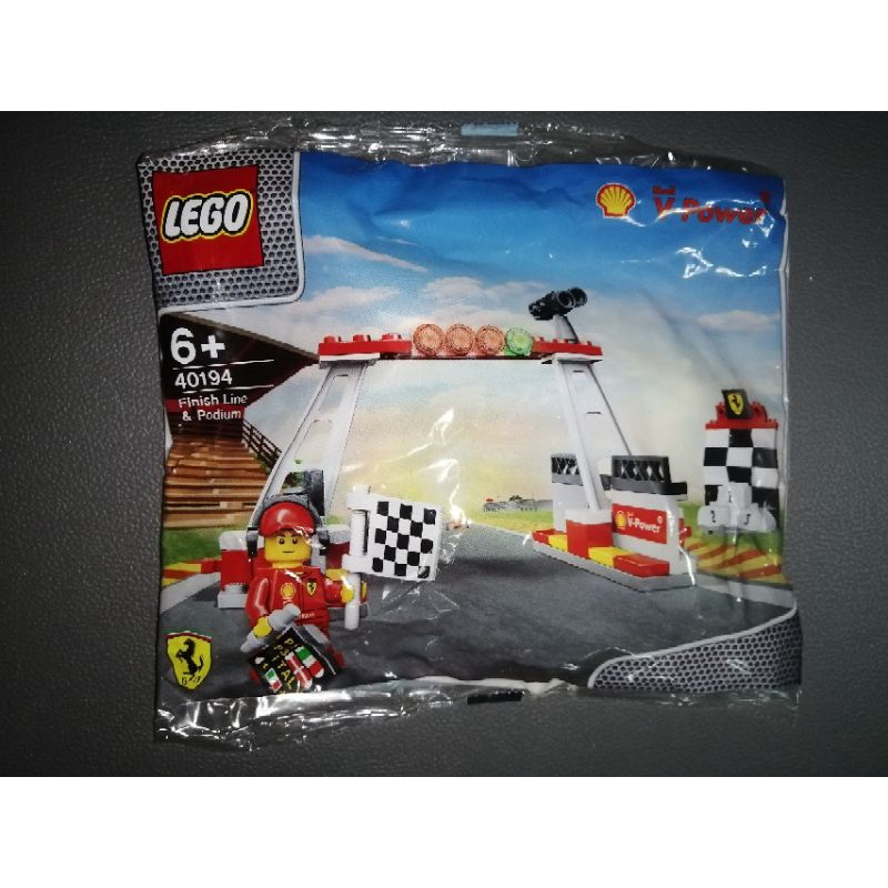 Lego 40194 Shell Finish Line and Podium polybag | Shopee Malaysia