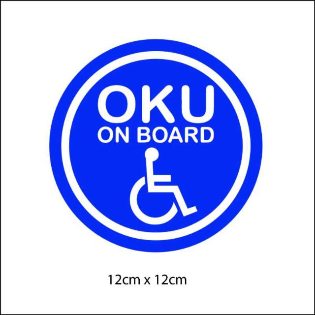 OKU STICKER (JPJ APPROVED STICKER) | Shopee Malaysia
