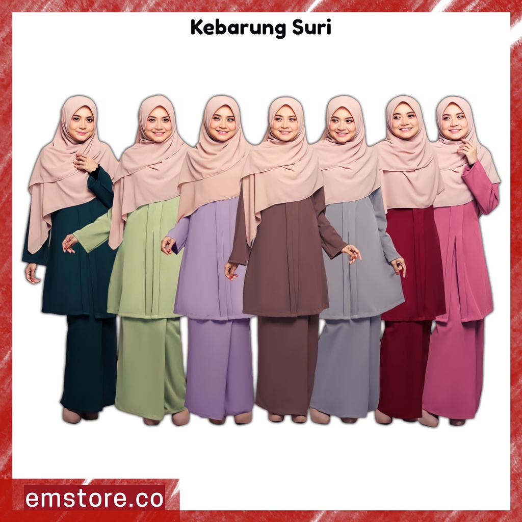 Baju Kebarung Labuh Muslimah Murah Cutting Loose Kebarung Moden Murah ...