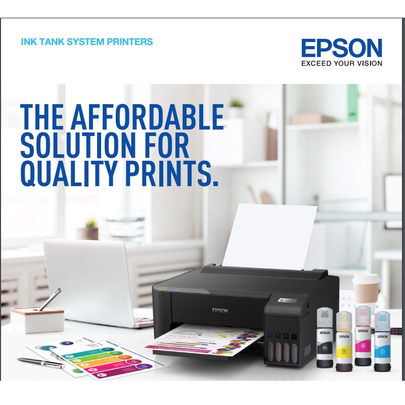 ORIGINAL EPSON ECOTANK L1210 ALL IN ONE INK TANK PRINTER A4 | Shopee ...