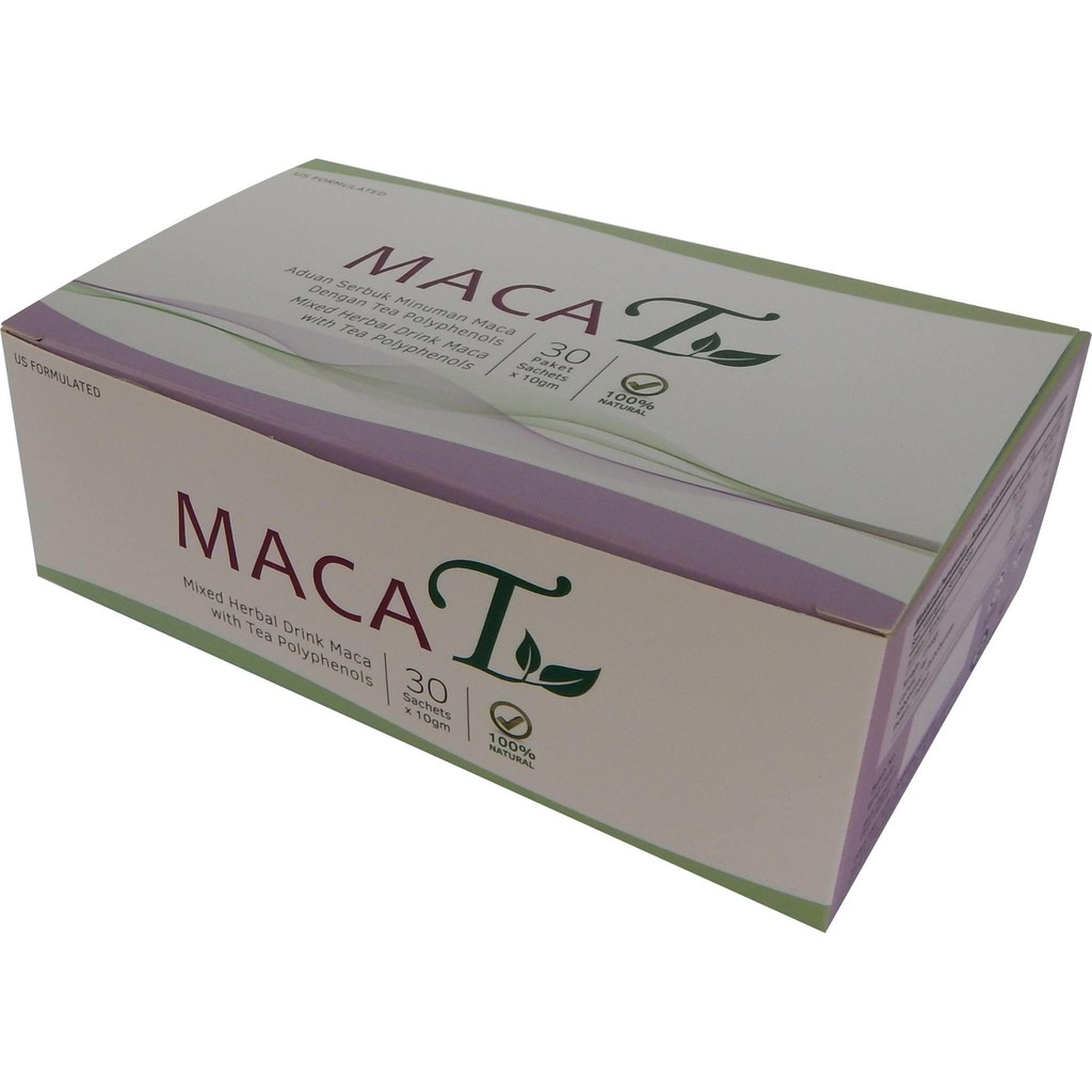 MACA TEA With Tea Polyphenols Mixed Herbal Drink Maca (30 sachets x ...