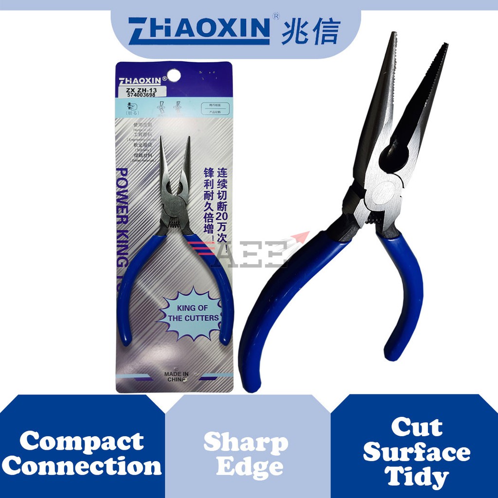 ZX ZH 13 Sharp-nose plier ( Playar Muncung Tirus ) | Shopee Malaysia