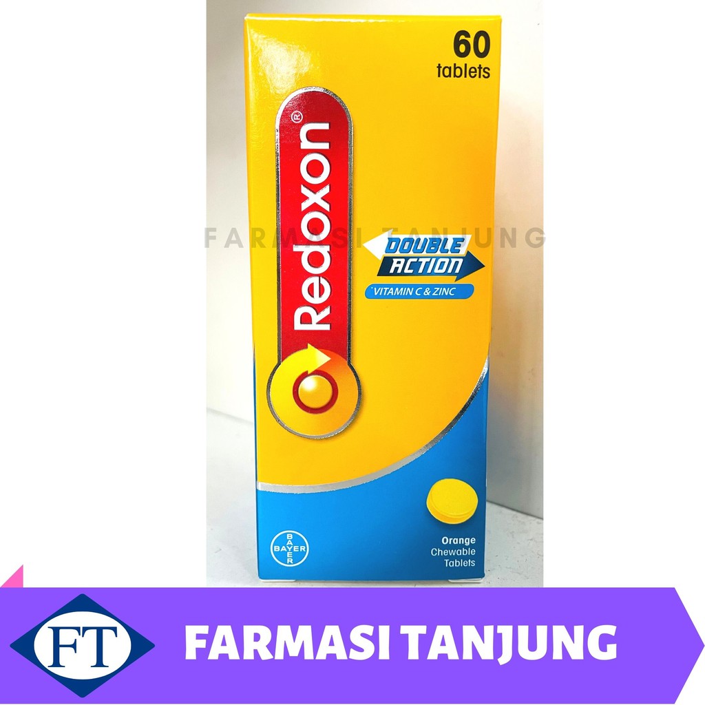 Redoxon Double Action 60 Chewable Tablets ( Orange ) | Shopee Malaysia
