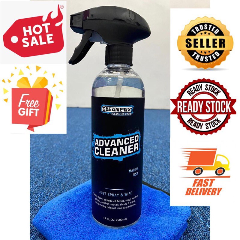 CLEANETIX ADVANCED CLEANER 500ML [ORIGINAL HQ][READY STOCK] | Shopee ...