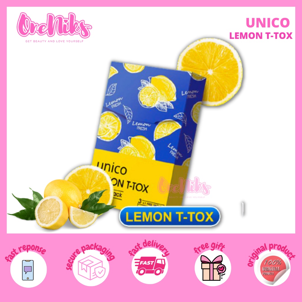 UNICO Lemon T-Tox Original HQ | Viral Detox | Detox RM10 jer | Shopee Malaysia