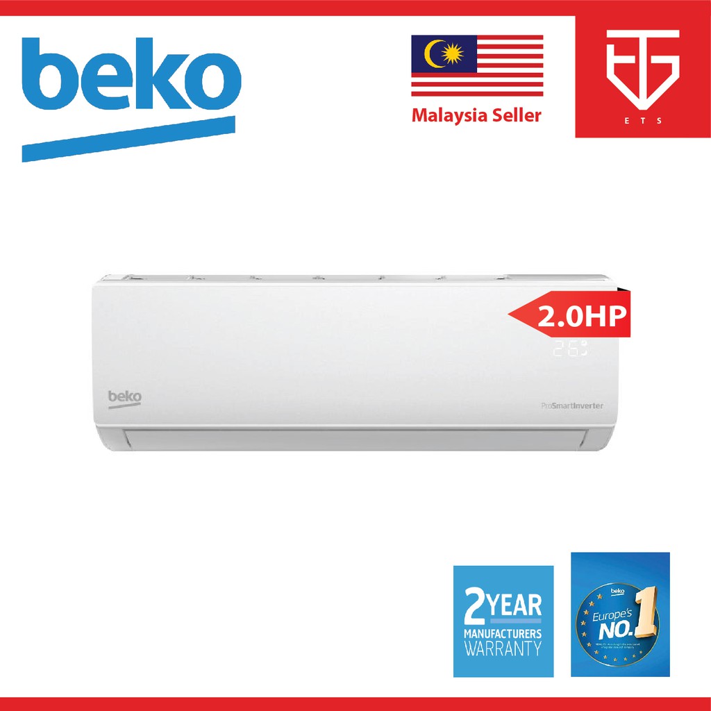 BEKO 2.0HP R32 INVERTER JET COOL AIRCOND BSVOM 180/181 | Shopee Malaysia
