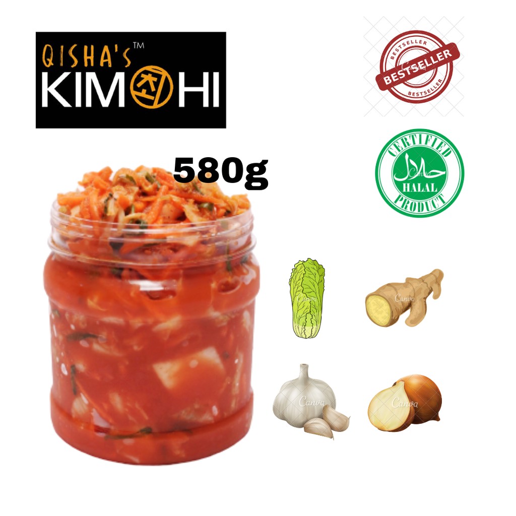 Qisha's Halal Kimchi 1kg | Shopee Malaysia
