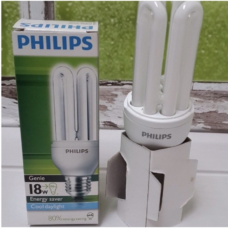 Philips 18W E27 Genie Light Bulb Cool Daylight 12pcs(1carton) | Shopee Malaysia