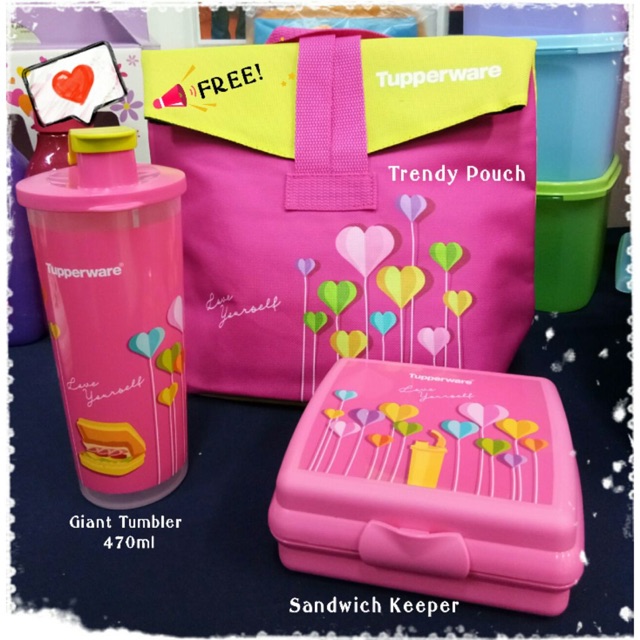 Tupperware Trendy Lunch Set | Shopee Malaysia