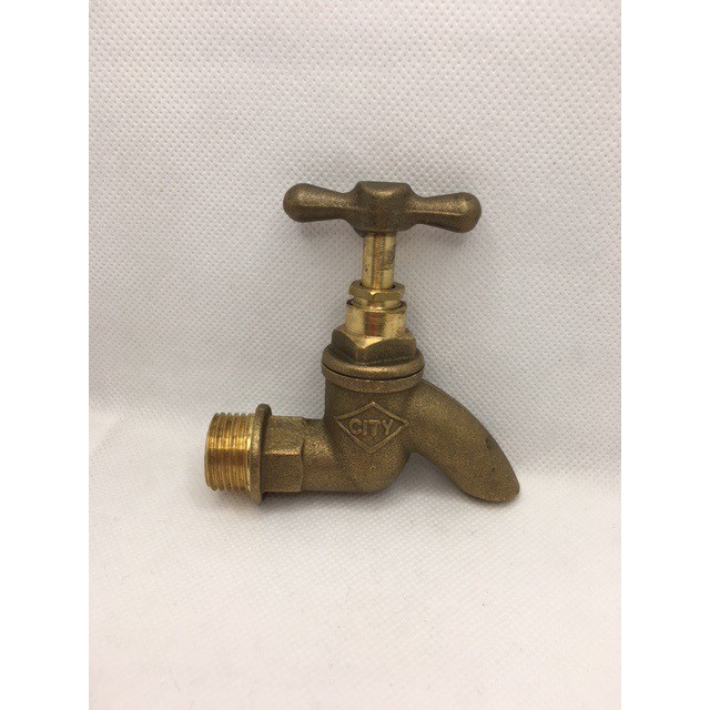 1/2" BRASS BIBTAP CITY BRAND Bathroom Faucet Brass Bib Water Tap*READY ...