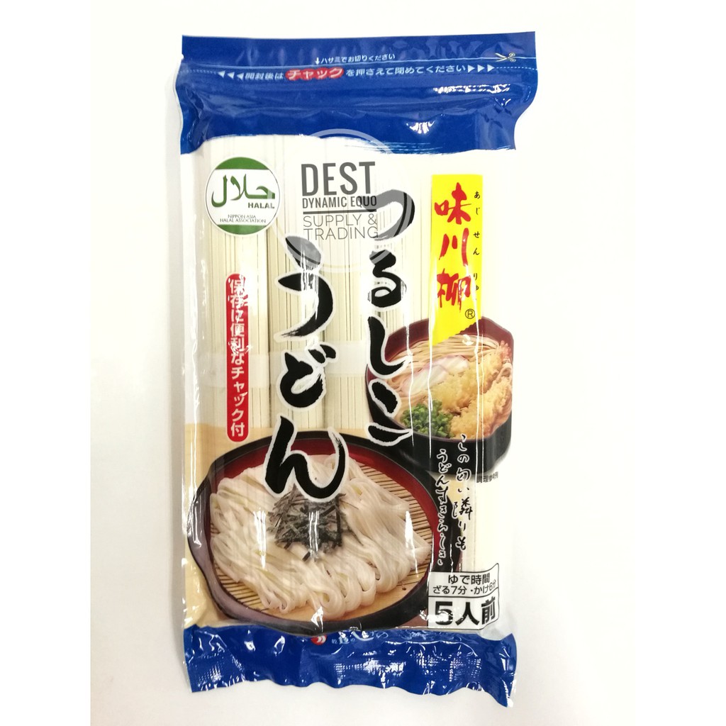 Shigeno Aji Senryu Tsurushiko Udon 450g Halal Japanese Dried Udon ...