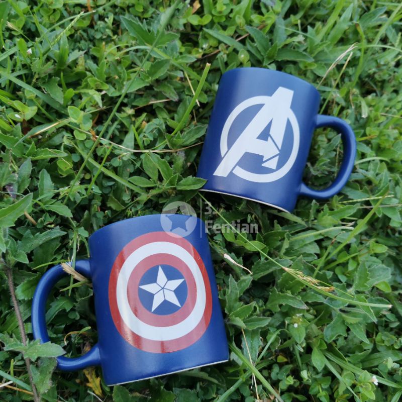 Authentic Avengers Captain America Mugs | Shopee Malaysia