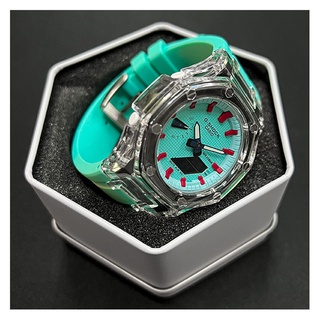 Casio G-Shock Mini "CasiOak Custom" TIFFANY BLUE (Full Transparent ...