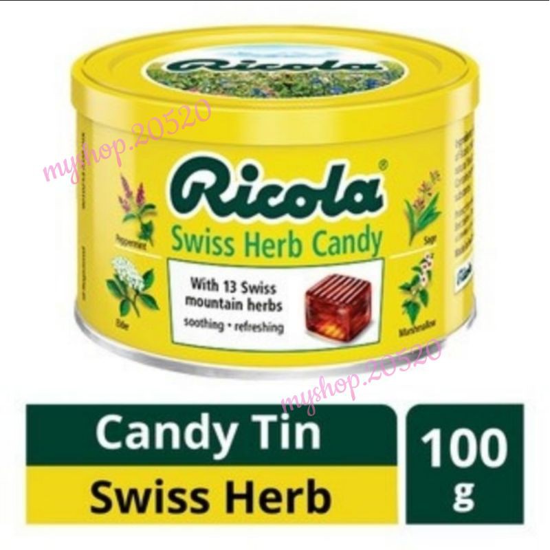 RICOLA Swiss Herb Candy Original Herb (100G/250G) | Shopee Malaysia