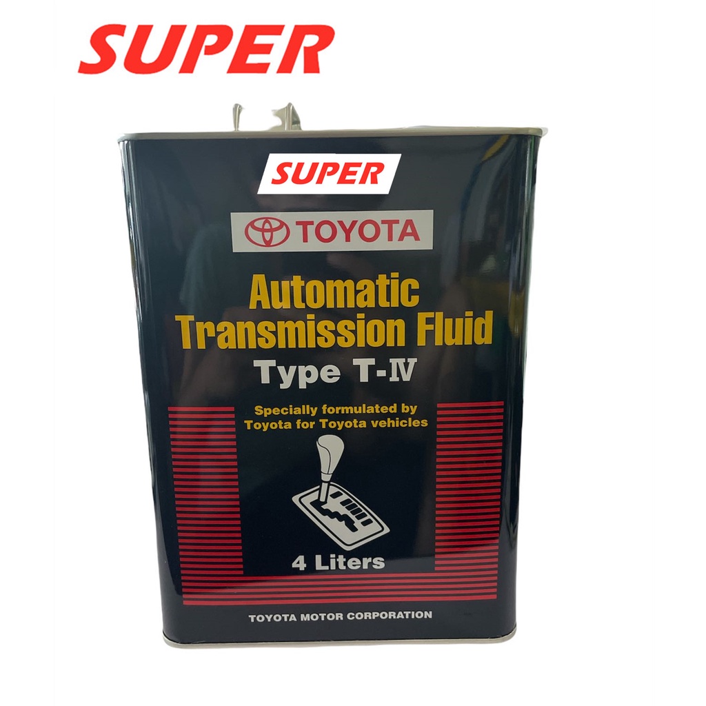 TOYOTA AUTOMATIC TRANSMISSION FLUID TYPE T-IV T4 4L ORIGINAL | Shopee ...
