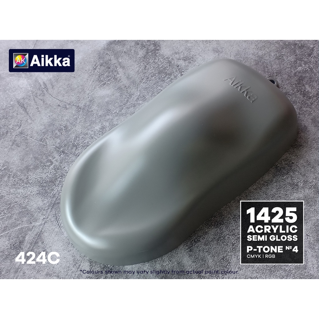 AIKKA Paint PANTONE Colour 424C / 1425 ACRYLIC SEMI GLOSS PAINT ...
