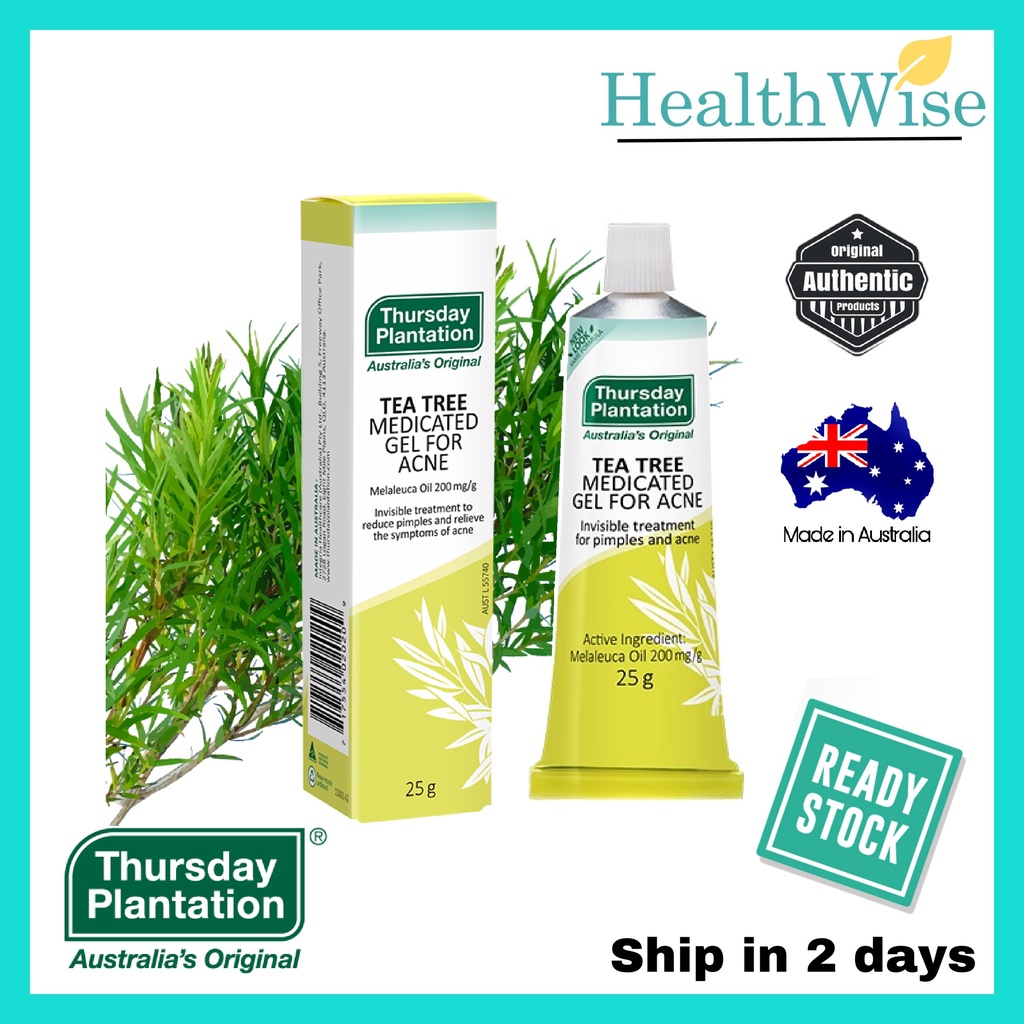 [AUSTRALIA] THURSDAY PLANTATION Tea Tree Medicated Gel for Pimples and ...