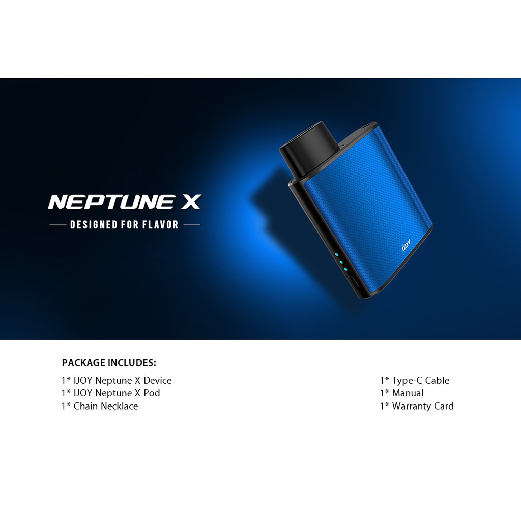 * authenthic 100% ijoy neptune x pod system kit * | BeeCost