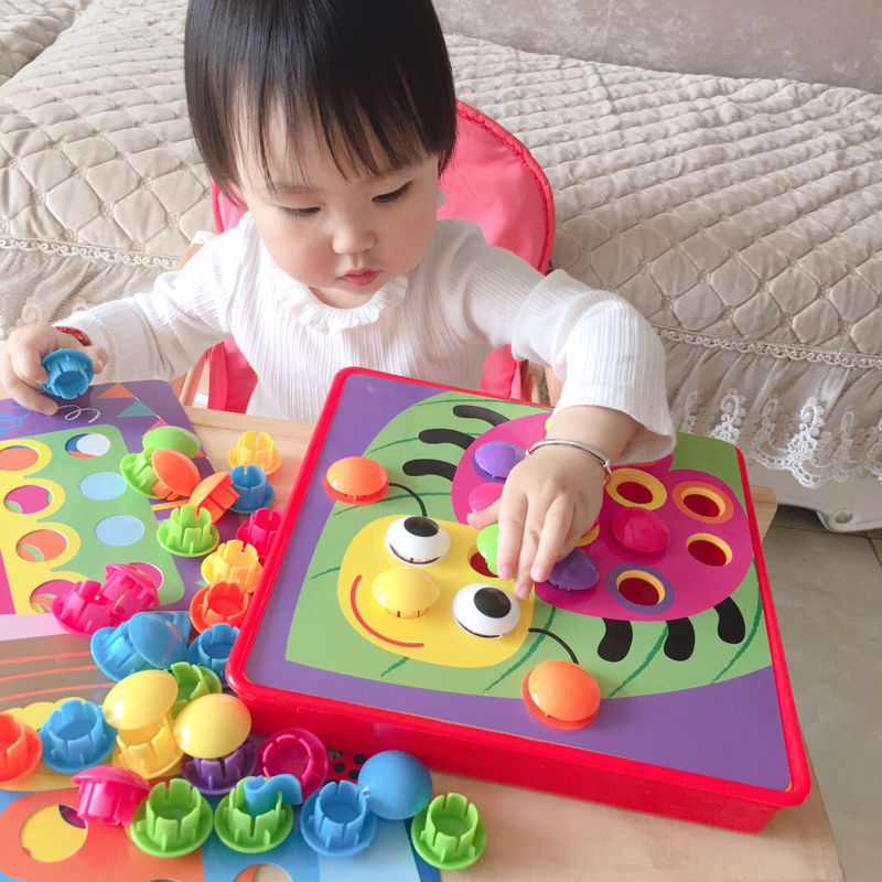 Children's Educational Toys Mushroom Nail 12 1-2 Years Old and a Half ...