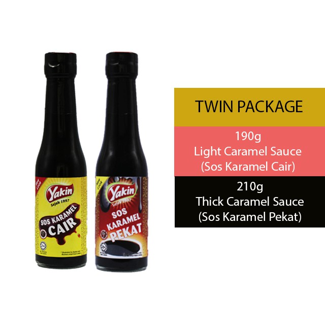 Yakin Light & Thick Caramel Sauce / Sos Karamel Cair & Pekat 190g ...