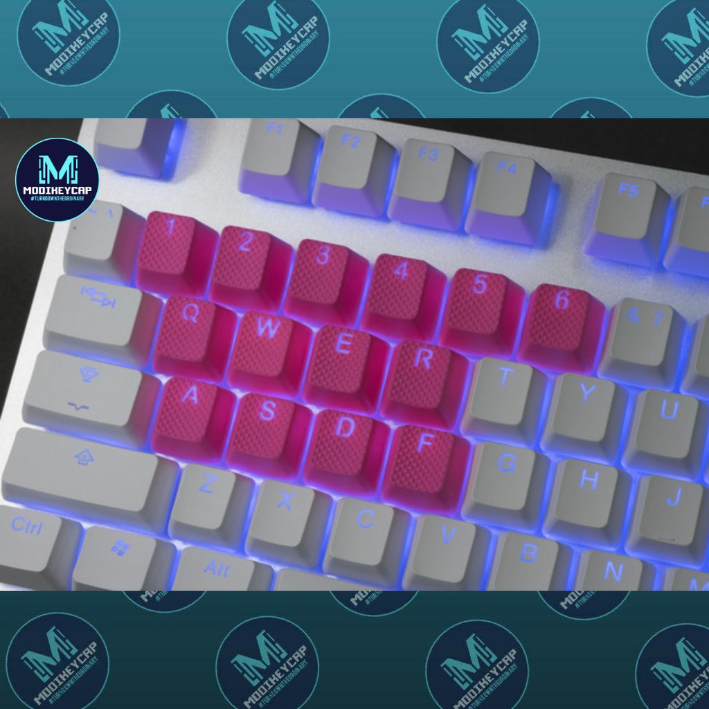 Custom Keycaps Malaysia | Rubber Gaming Backlit Keycaps | 18 keys ...