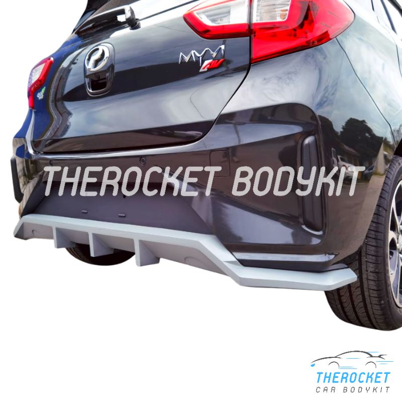 READY STOK!!! Perodua Myvi 2021 2022 Takero V2 Rear Diffuser Skirt ...