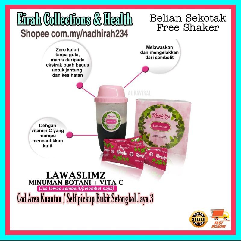 Lawaslimz Pelawas Sembelit , Kempiskan Perut, Lembutkan Najis | Shopee ...