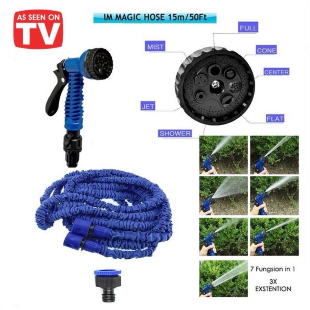 Hose Pipe Getah Paip Garden Hose Air Flexible Magic Hose Water Paip ...