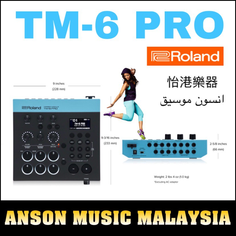Roland TM-6 PRO Trigger Module (TM6 PRO / TM6PRO) | Shopee Malaysia