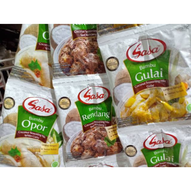 Sasa opor / rendang / curry spice flavors | Shopee Malaysia