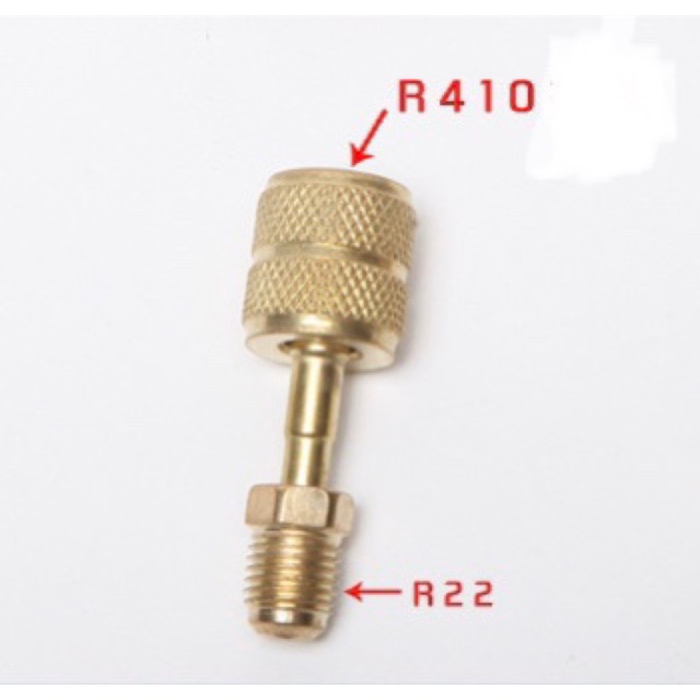 air cond r22 to r410 manifold meter adapter(r22 1/4sae-r410 5/16 ...