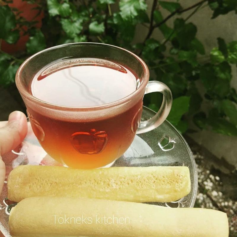 Roti Tongkat / Roti Kering Pure Butter Gula Organik / Garlic Bread Tok ...