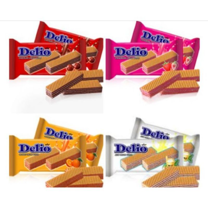 MALAYSIA Childhood Memory Delio Waffle Biscuits Chocolate/Strawberry ...