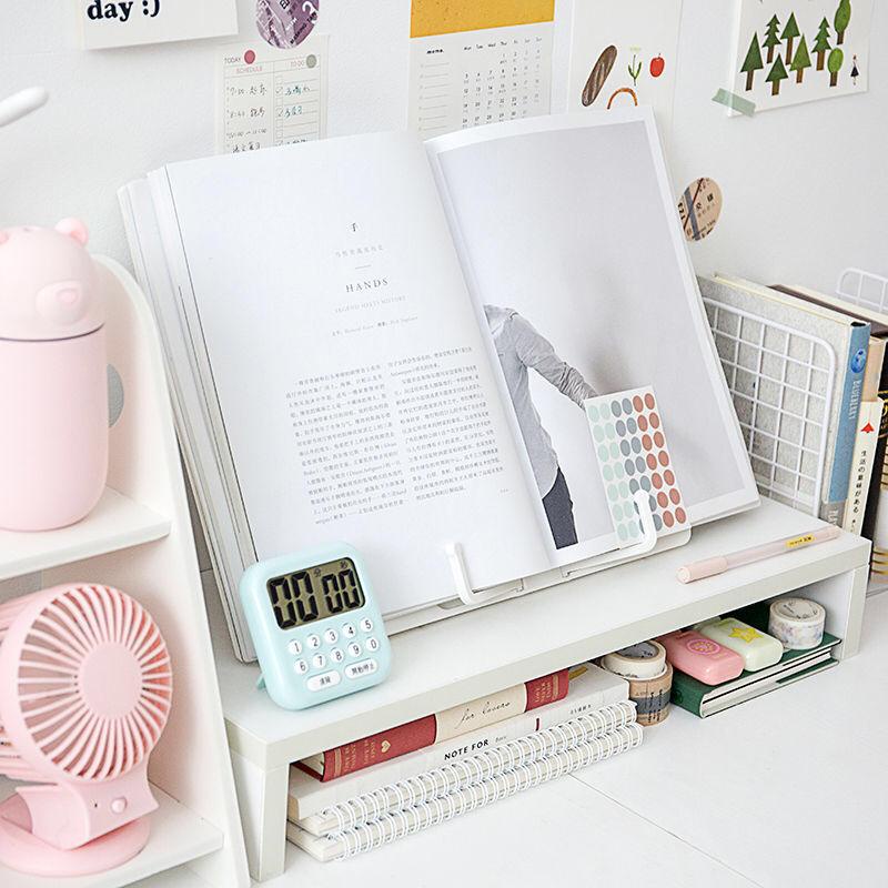 computer Monitor Organizer Desktop height riser extender shelf keyboard ...