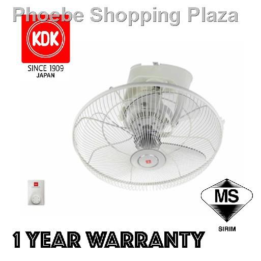 ۞ ♀kdk kq409 16" auto fan 360° degree / ums 16 inch sirim approved ...