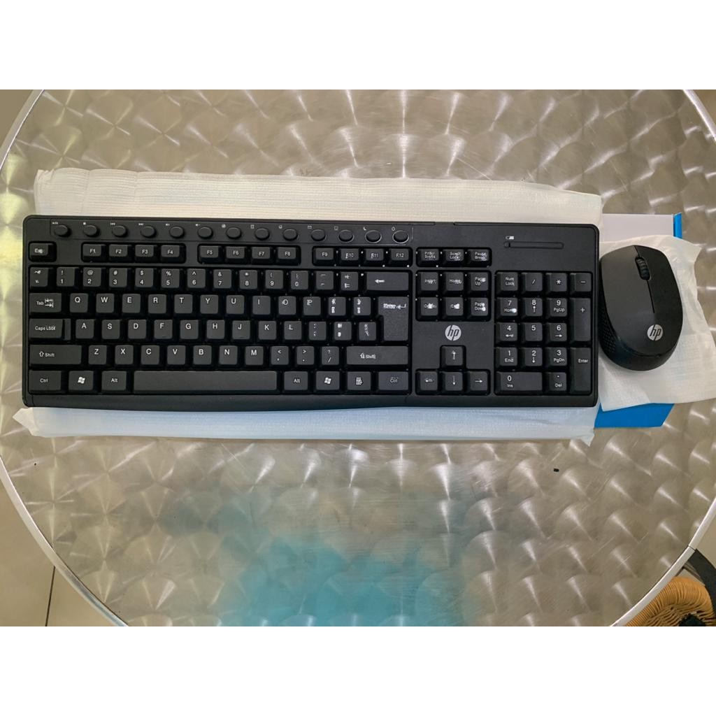 HP WIRELESS KEYBOARD AND MOUSE COMBO | Shopee Malaysia