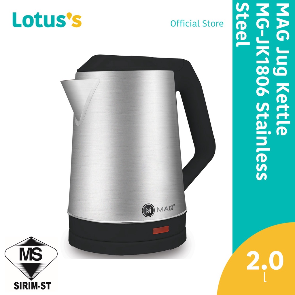 MAG Jug Kettle MG-JK1806 Stainless Steels 2.0L | Shopee Malaysia