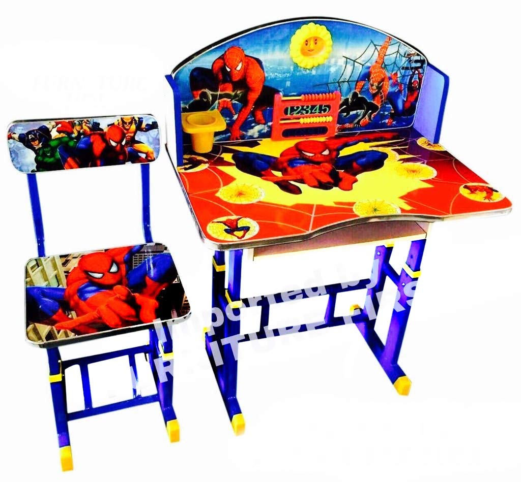 Study Table and Chair Kid Set Meja Belajar [ SPIDERMAN ] Set Meja dan ...