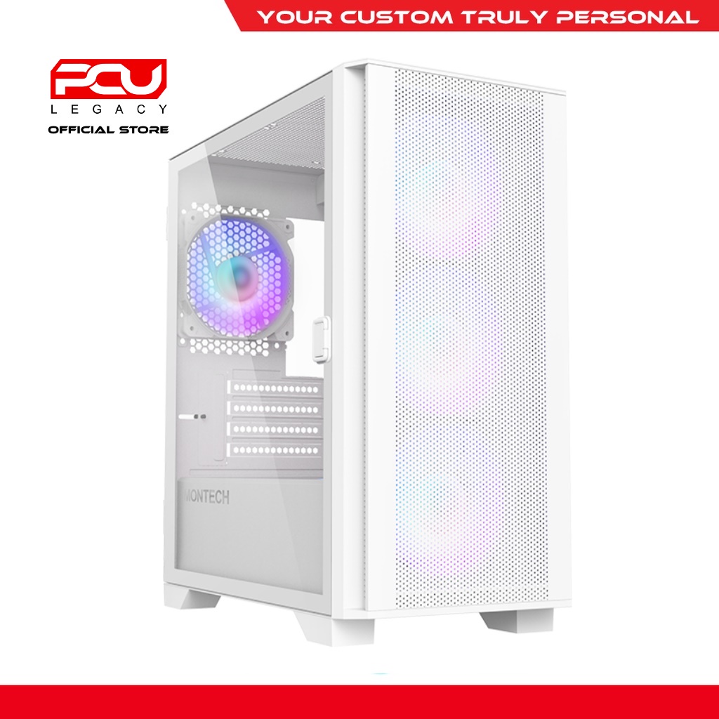 MONTECH AIR 100 ARGB MATX CASE - WHITE | Shopee Malaysia