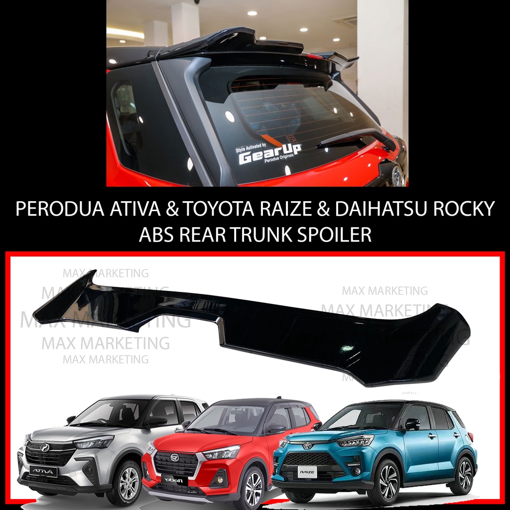 PERODUA ATIVA & TOYOTA RAIZE & DAIHATSU ROCKY GEAR UP STYLE REAR TRUNK ...