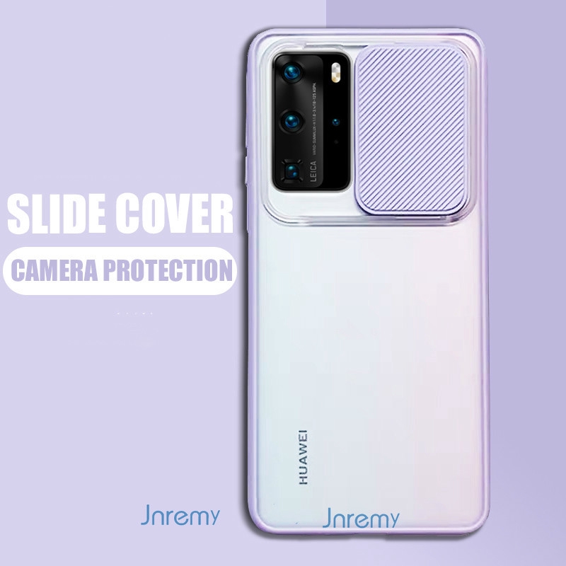 Slide Camera Lens Protection Case for Huawei Nova 7i 7SE P40 P20 P30 ...