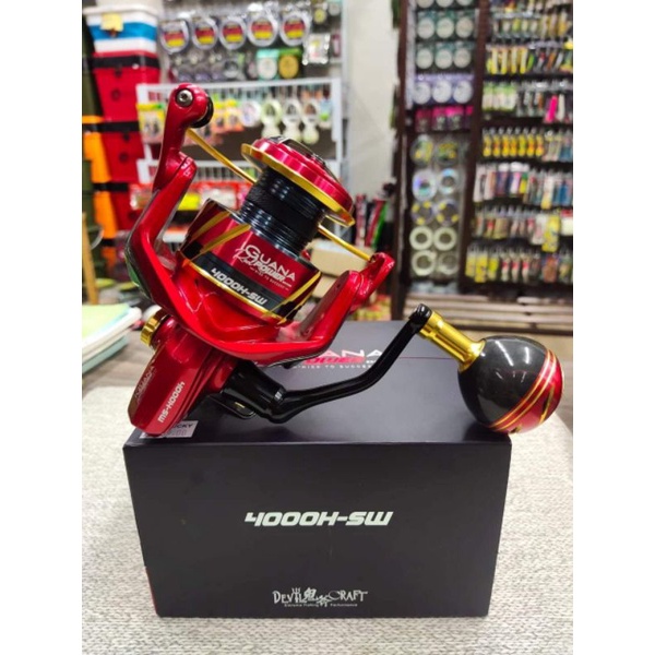 DEVIL CRAFT IGUANA RED POWER SPINNING REEL(SALTWATER) | Shopee Malaysia