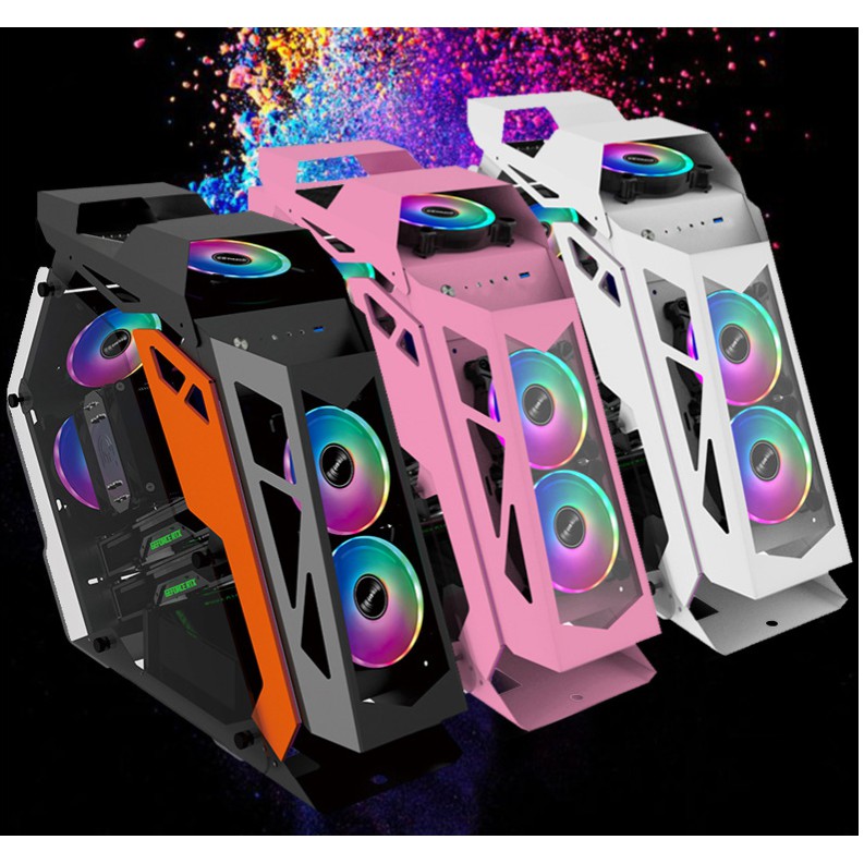 RGB Computer Case Desktop Computer Chassis Gaming Computer Chassis ...
