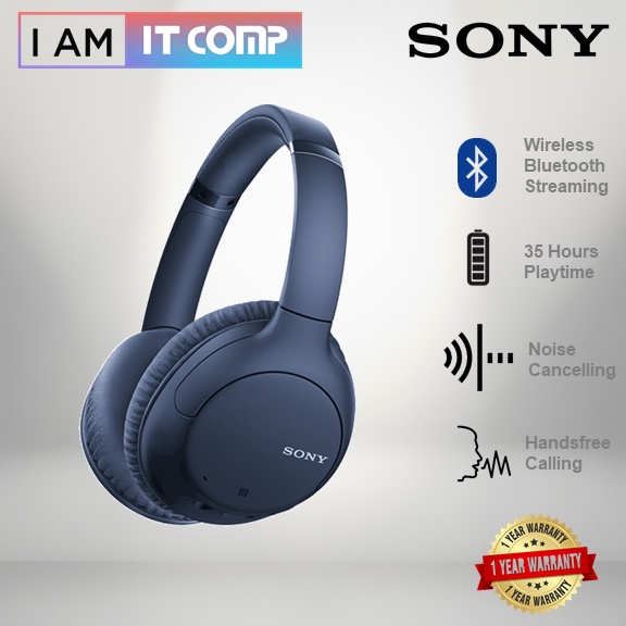 Sony WH-CH710N / WHCH710N Bluetooth Noise Cancelling Wireless Headphone ...