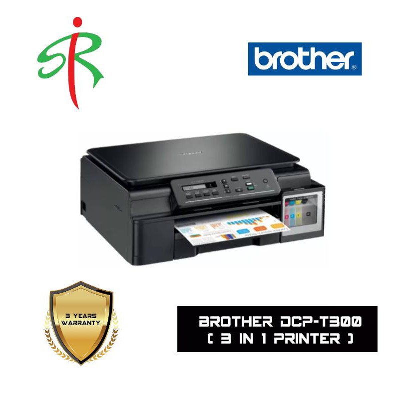 Brother DCP-T300 Original Ink Tank 3 in 1 Printer | Shopee Malaysia